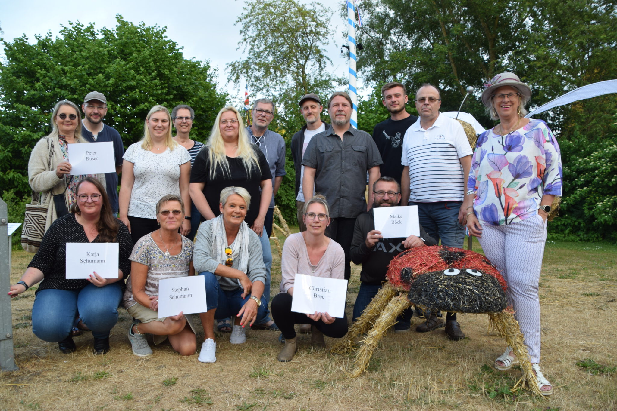 Strohfigur 2023 – Gemeinde Barsbek